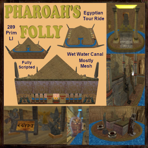 Second Life Marketplace - (CC) Amusement Park: Pharoah's Folly ...