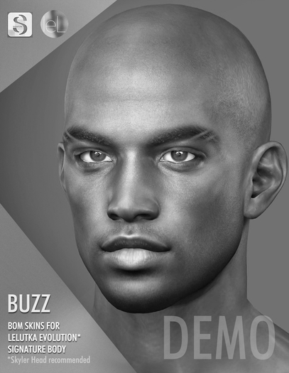 Second Life Marketplace - Demo BUZZ SKIN (BOM Skin for Lelutka ...