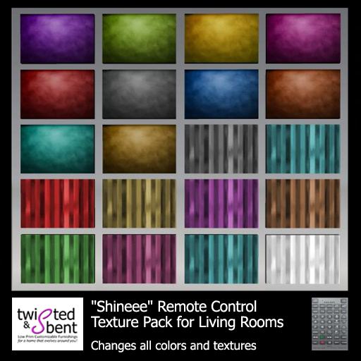 Second Life Marketplace - T&B Texture Changing Shineeee Livingroom Sofa ...