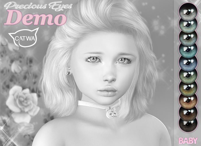 Second Life Marketplace - DEMO :*BABY*: Precious Eyes - CATWA ...