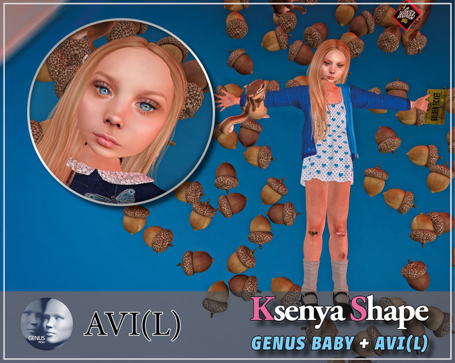 Second Life Marketplace - Ksenya shape + Style card - (a)body - GENUS ...