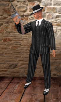 Second Life Marketplace - gangster standing guard animation full perm