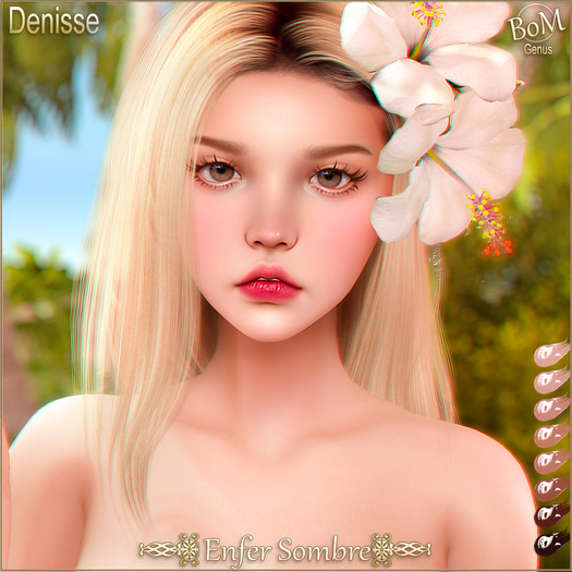 Second Life Marketplace - (Enfer Sombre*) Genus Skin Applier - Albino ...