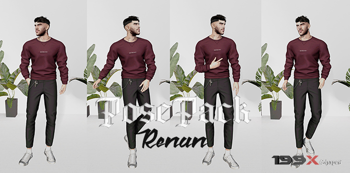 Second Life Marketplace - [X] Pose Pack Male Static - Renan