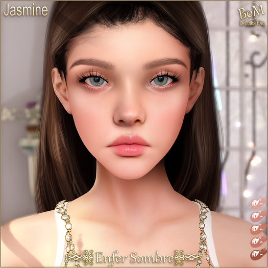 Second Life Marketplace - (Enfer Sombre*) Jasmine skin and shape Demo