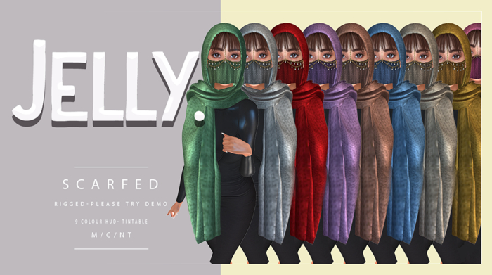Second Life Marketplace - -JELLY- Scarfed