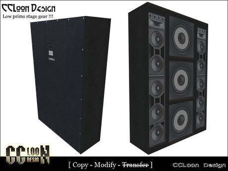 Second Life Marketplace - CCLoon Design - Stage Speakers Stack CCL03