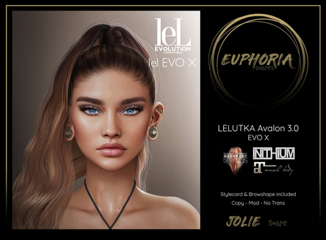 Second Life Marketplace - EUPHORIA Shapes - JOLIE Shape ( leL EVO X ...