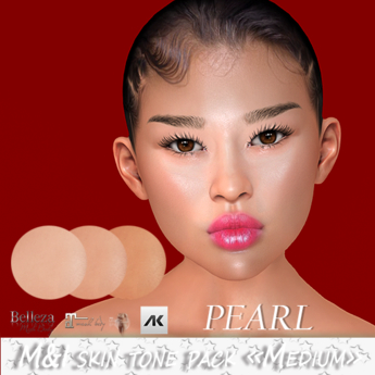 Second Life Marketplace - M&I Pearl skin "Mtdium" {AK Advanced] BOM