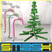 Second Life Marketplace - SMASH - Dildo Cane Stick-Tree (Green)
