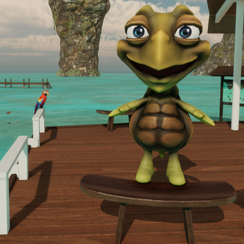 Second Life Marketplace - Dancing Turtle NPC Animesh and Avatar