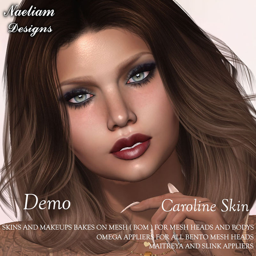 Second Life Marketplace - * Naeliam Designs * Realistic Woman Skin ...
