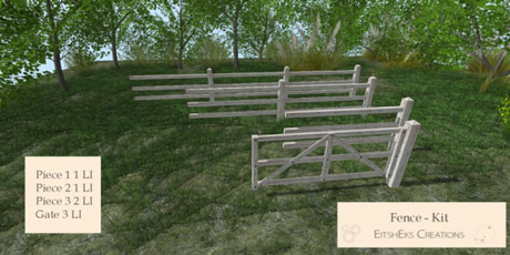 Second Life Marketplace - Charming Stable - Fence