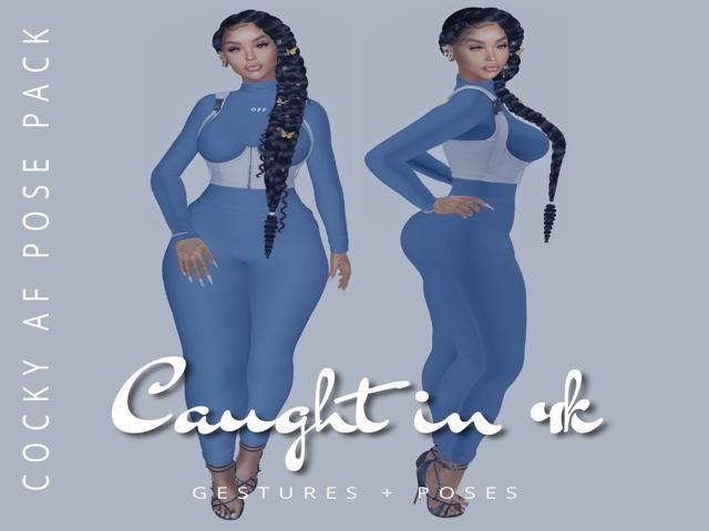 Second Life Marketplace - -Caught in 4k- Cocky AF POSE PACK