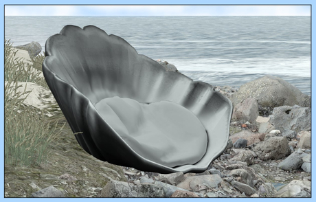 Second Life Marketplace - Shell Seat-Silver