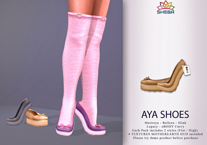 Second Life Marketplace - [Sheba] Aya Loafer *MotherEarth (MAITREYA ...