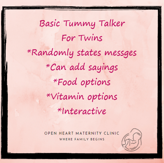 Second Life Marketplace - Open Heart Maternity Clinic-Twin Tummy Talker