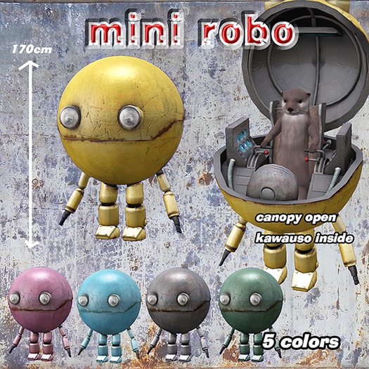 Second Life Marketplace - Kowloon - Mini robo avatar yellow