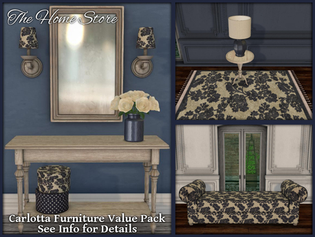 Second Life Marketplace - THS - CARLOTTA FURNITURE VALUE PACK, Animated ...