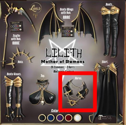 Second Life Marketplace - Luas Lilith Horns Blue