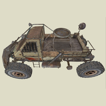 Second Life Marketplace - H.O.W Mesh Apocalypse Jeep, Full Perm, Prop ...
