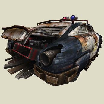 Second Life Marketplace - H.O.W Mesh Apocalypse Sheriffs Car, Full Perm ...