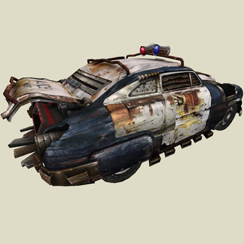 Second Life Marketplace - H.O.W Mesh Apocalypse Sheriffs Car, Full Perm ...
