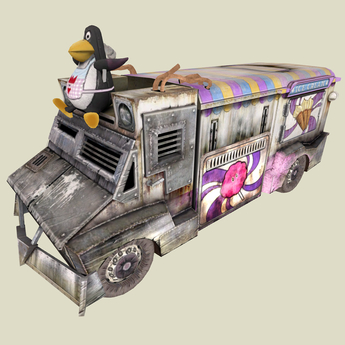 Second Life Marketplace - H.O.W Mesh I Scream Van, Full Perm, Transport ...