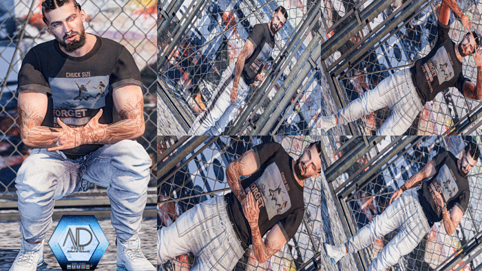 Second Life Marketplace - *AD POSES* Street Man- Male Bento Static Pose #6