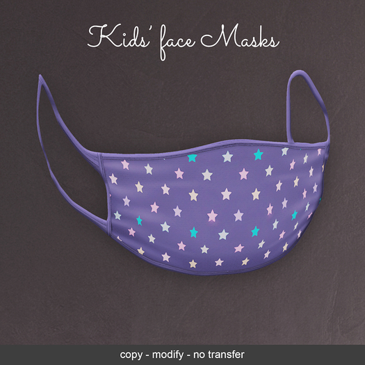 Second Life Marketplace - LeMomo: Kid Mask - Stars - TD/BB