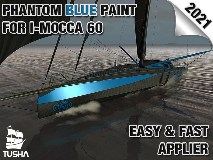 Second Life Marketplace - TUSHA - PHANTOM BLUE [paint for I-Mocca 60]