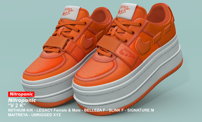 Second Life Marketplace - NitroPanic_V 2 K ORANGE (add)