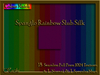 Second Life Marketplace - Spangle Rainbow Slub Silk Solids Seamless ...