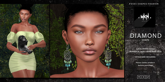 Second Life Marketplace - . MKN . Diamond Shape [Catwa HDPRO Queen ...