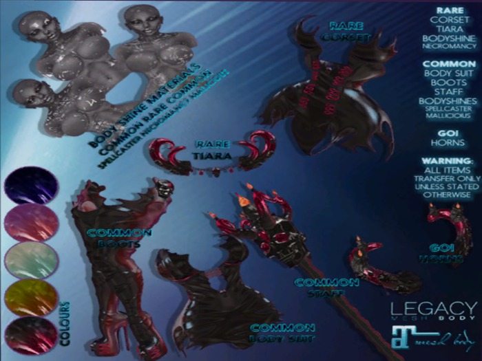 Second Life Marketplace - SG Brimira Staff COMMON - Obsidian