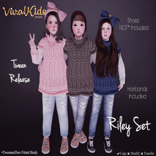 Second Life Marketplace - [Vk!] Riley Set Navi _Tween