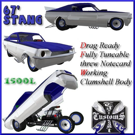Second Life Marketplace - 67 Stang Funny Car