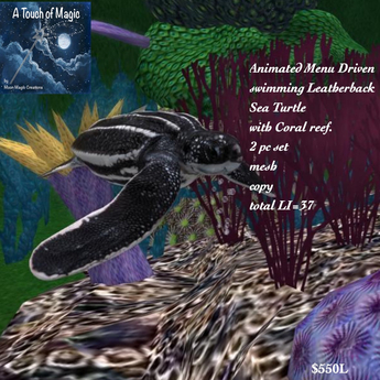 Second Life Marketplace - Coral Reef with animated menu driven ...