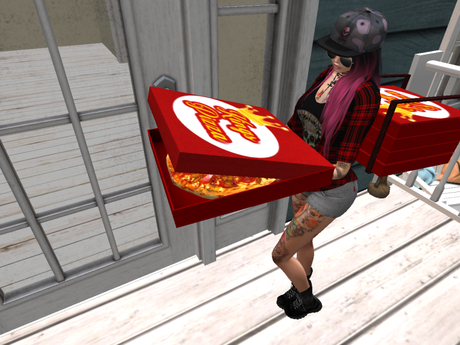 Second Life Marketplace - Kings Pizza Bow {Unity Maxim}box