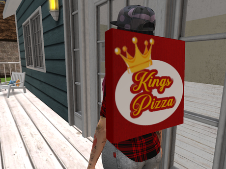 Second Life Marketplace - Kings Pizza Bow {Unity Maxim}box
