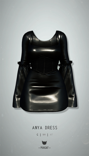 Second Life Marketplace - -Pixicat- Anya Dress (Latex)