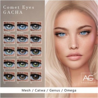 Second Life Marketplace - AG. Echo Eyes Gacha - Genus