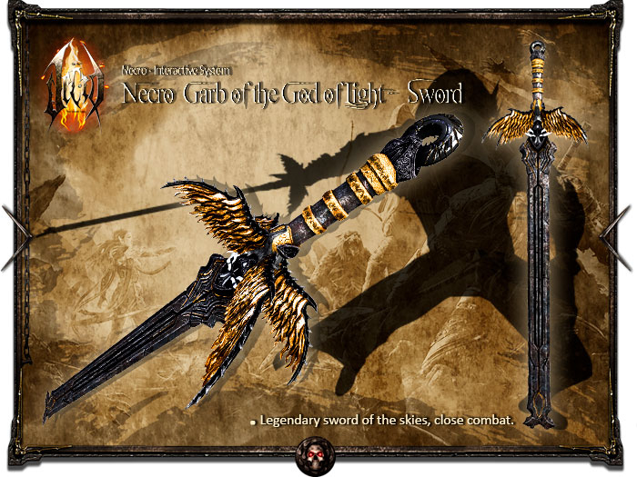 Second Life Marketplace - Necro - Garb of the God of Light - Sword
