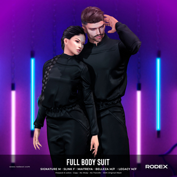 Second Life Marketplace - RODEX - Full Body Suit Orange