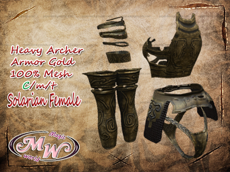 Second Life Marketplace - [MW] Heavy Archer Armor - Solarian Female