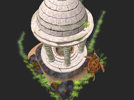 Second Life Marketplace - GD MESH FULL PERM SUBMARINE TEMPLE SCENE