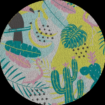 Second Life Marketplace - Round Tropical Rug Textures