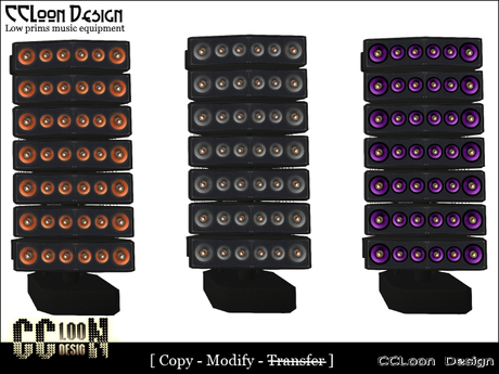 Second Life Marketplace - CCLoon Design - Line Array Stage Speakers ...
