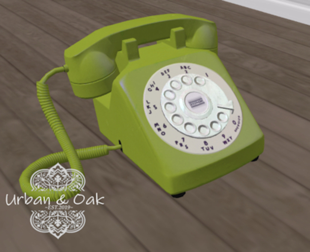 Second Life Marketplace - {U&O} Retro Phone Green