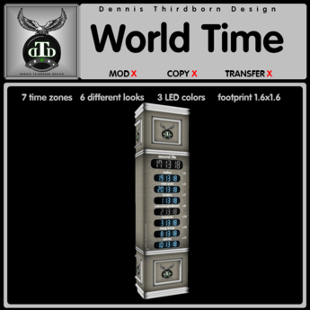 Second Life Marketplace - DTD World Time
